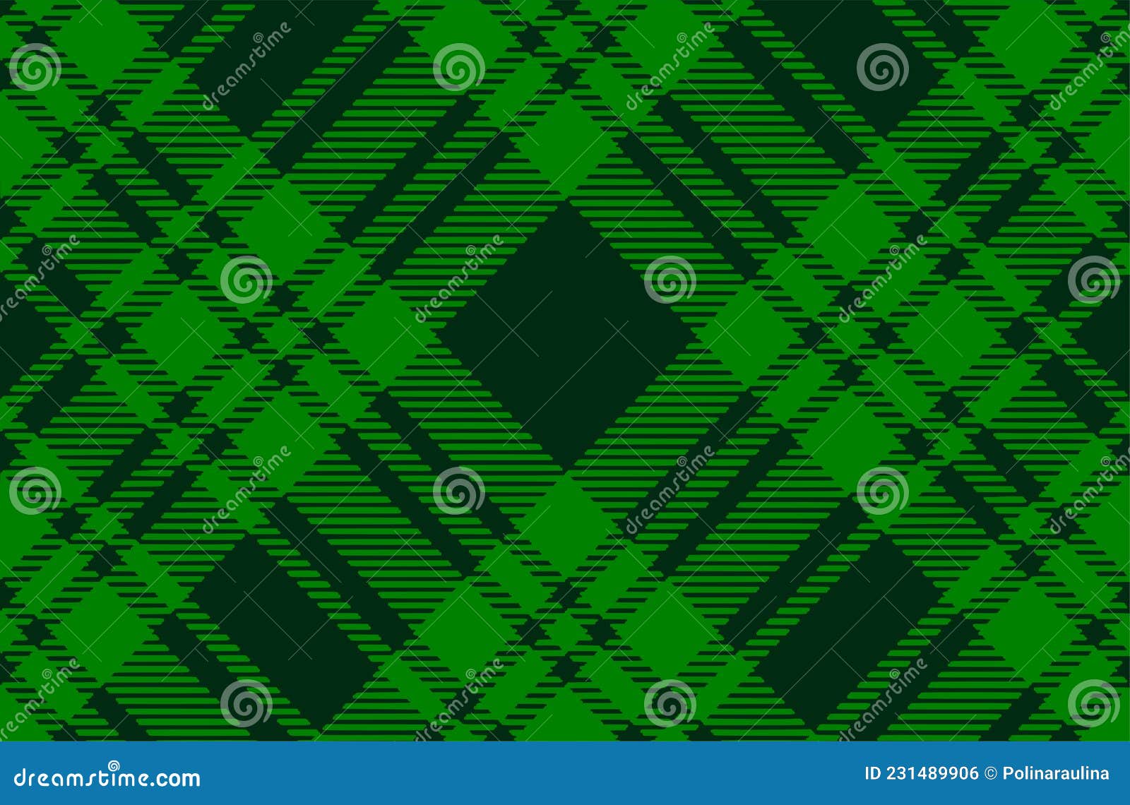 Green Gingham Buffalo Lumberjack Pattern Background. Stock Vector ...