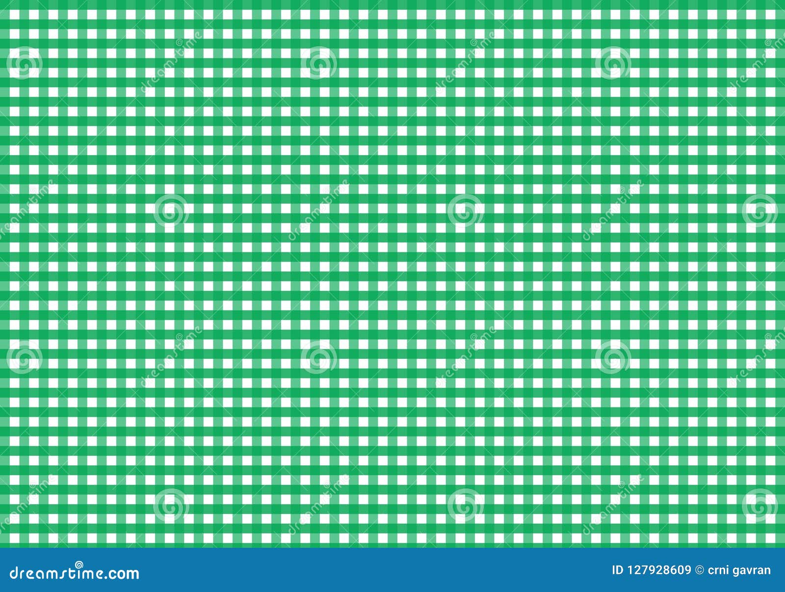 Green Gingham Seamless Pattern.Vector Stock Illustration - Illustration ...