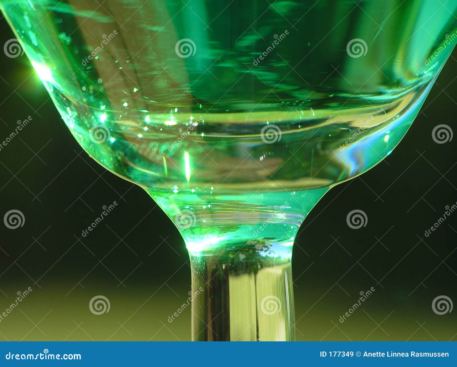 Green glass stock image. Image of glass, clear, solo, macro - 177349