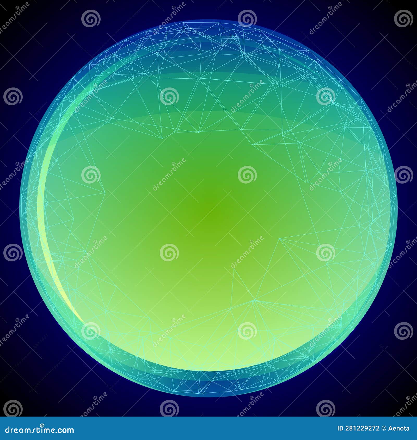 Green Glass Button - Vector Illustration Stock Vector - Illustration of ...