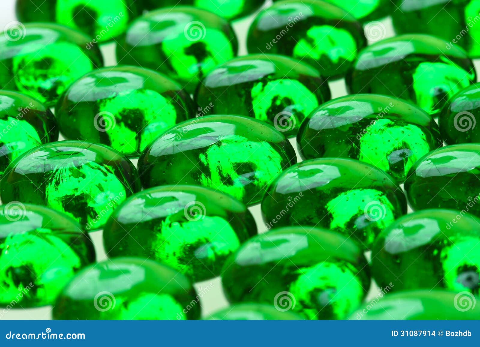 Green glass drops stock photo. Image of bright, round - 31087914
