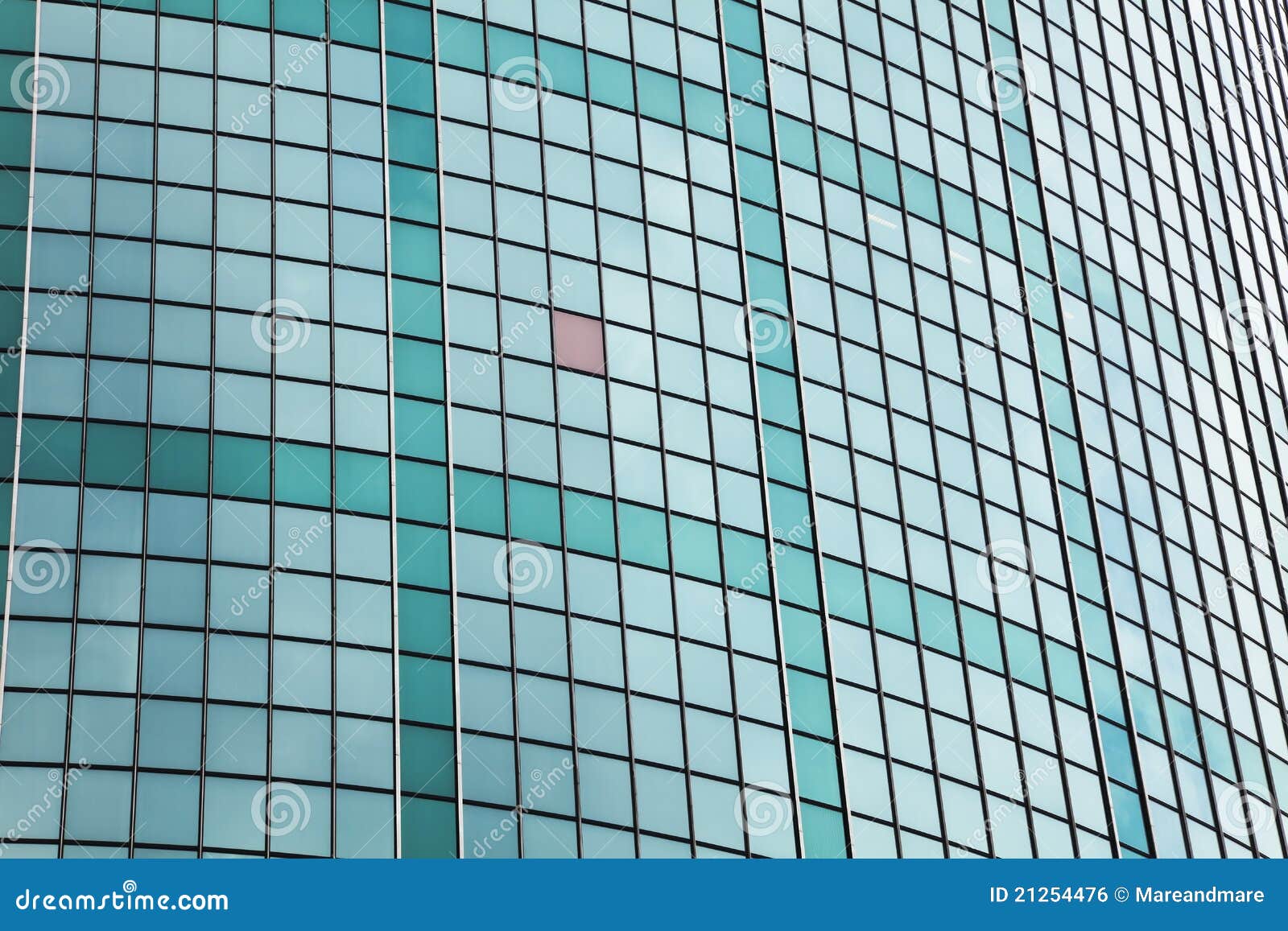 Green glass facade stock photo. Image of frames, green - 21254476