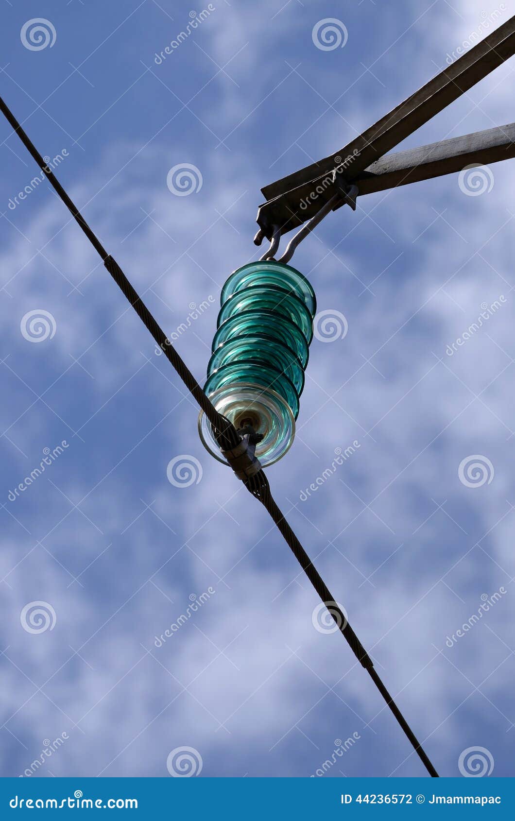 Green glass Insulators stock photo. Image of isolator - 44236572