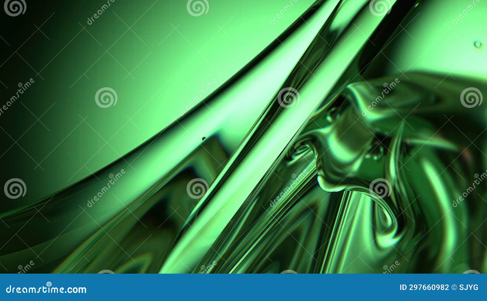 Green Glass Transparent Refreshing Refraction and Reflection Elegant ...