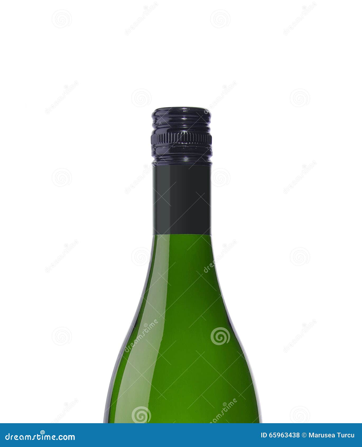 Green glass wine bottle stock photo. Image of container - 65963438