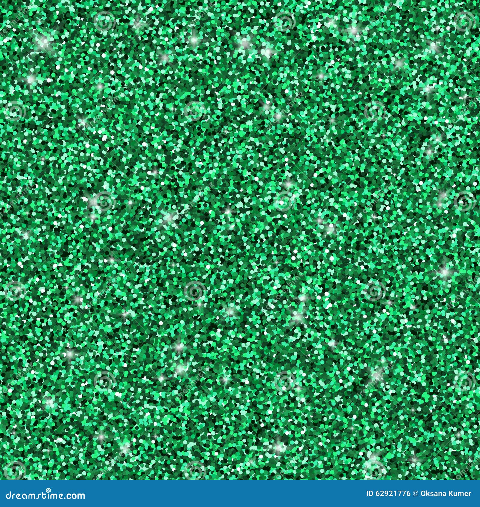 Green Glitter Seamless Pattern, Vector Texture Stock Vector ...