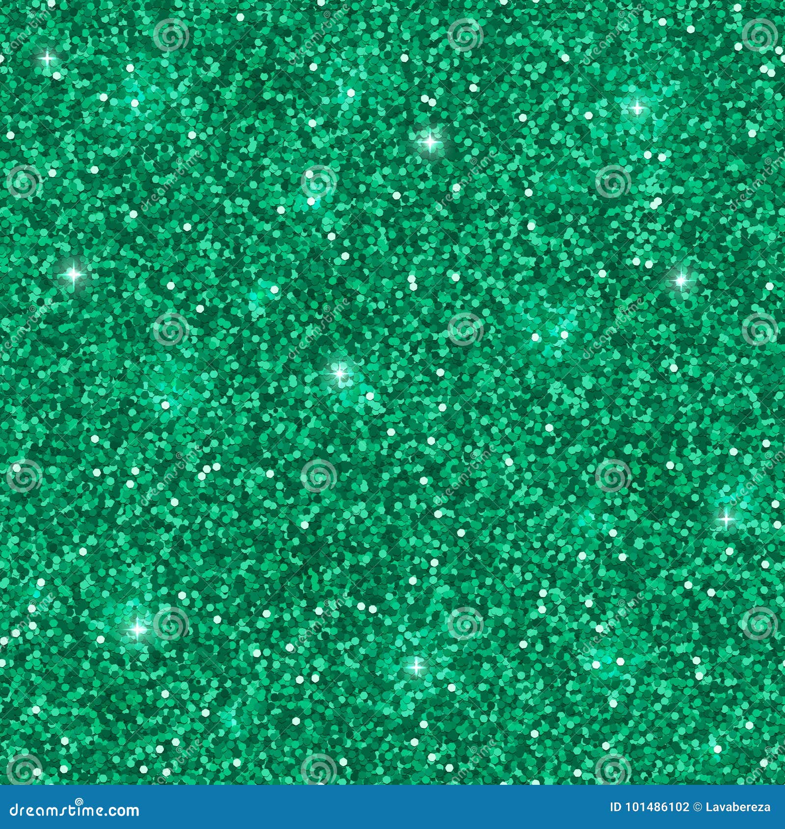 Green Glitter Sparkles Seamless Pattern. Vector Stock Vector ...