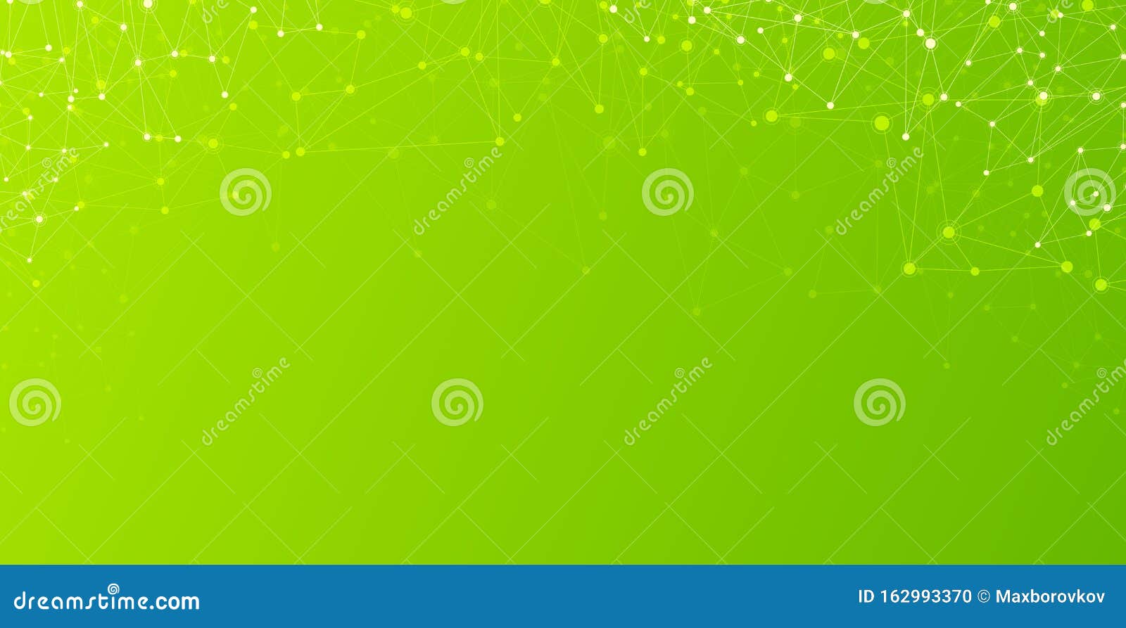 Green Global Communication Background with Abstract Network Stock ...