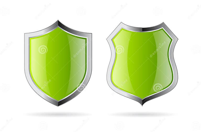 Green security shield icon stock vector. Illustration of armour - 169914806