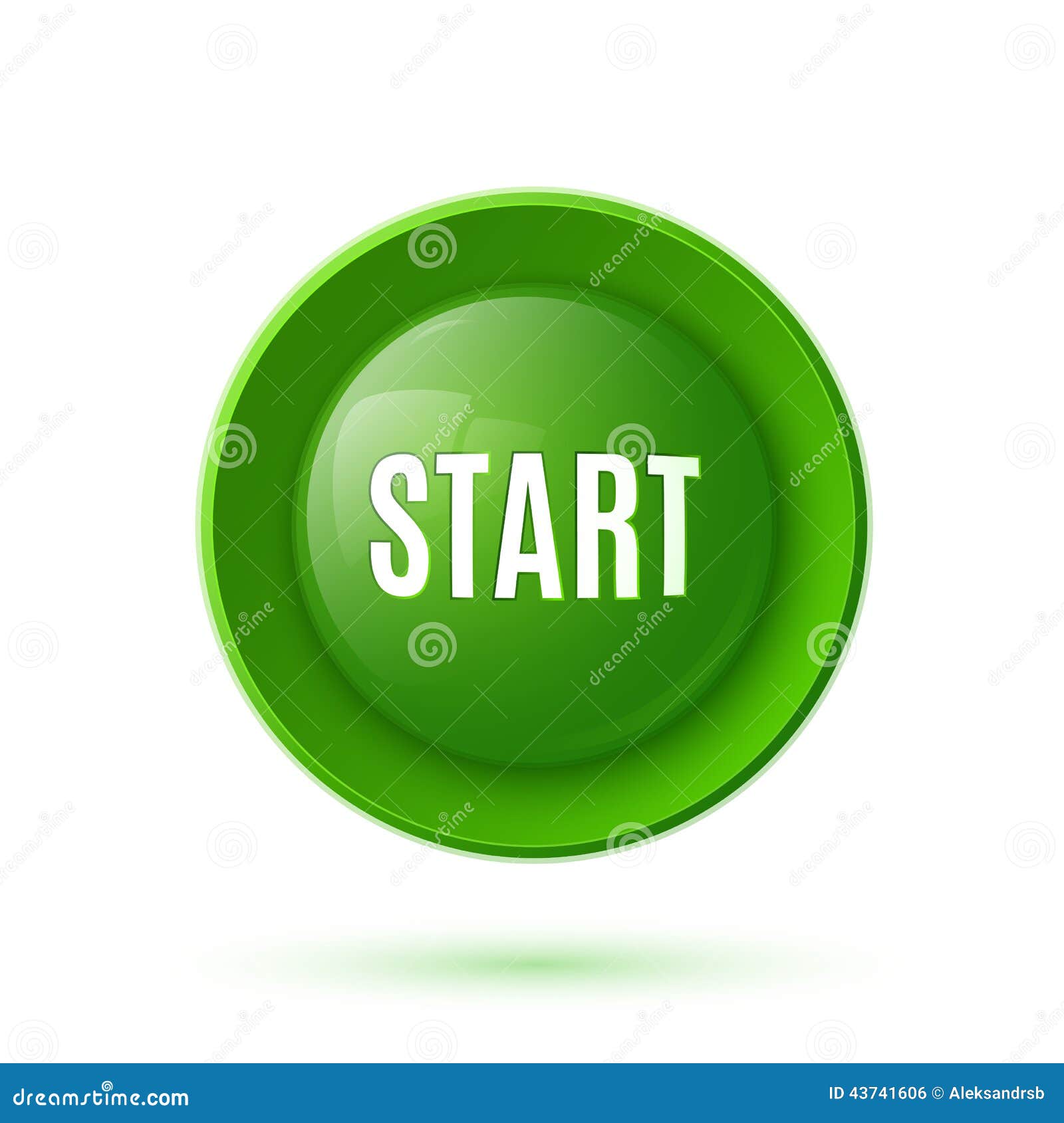 Green Glossy Start Button Icon Stock Vector - Image: 43741606 Green Glossy Start Button Icon Stock Vector - Image: 43741606