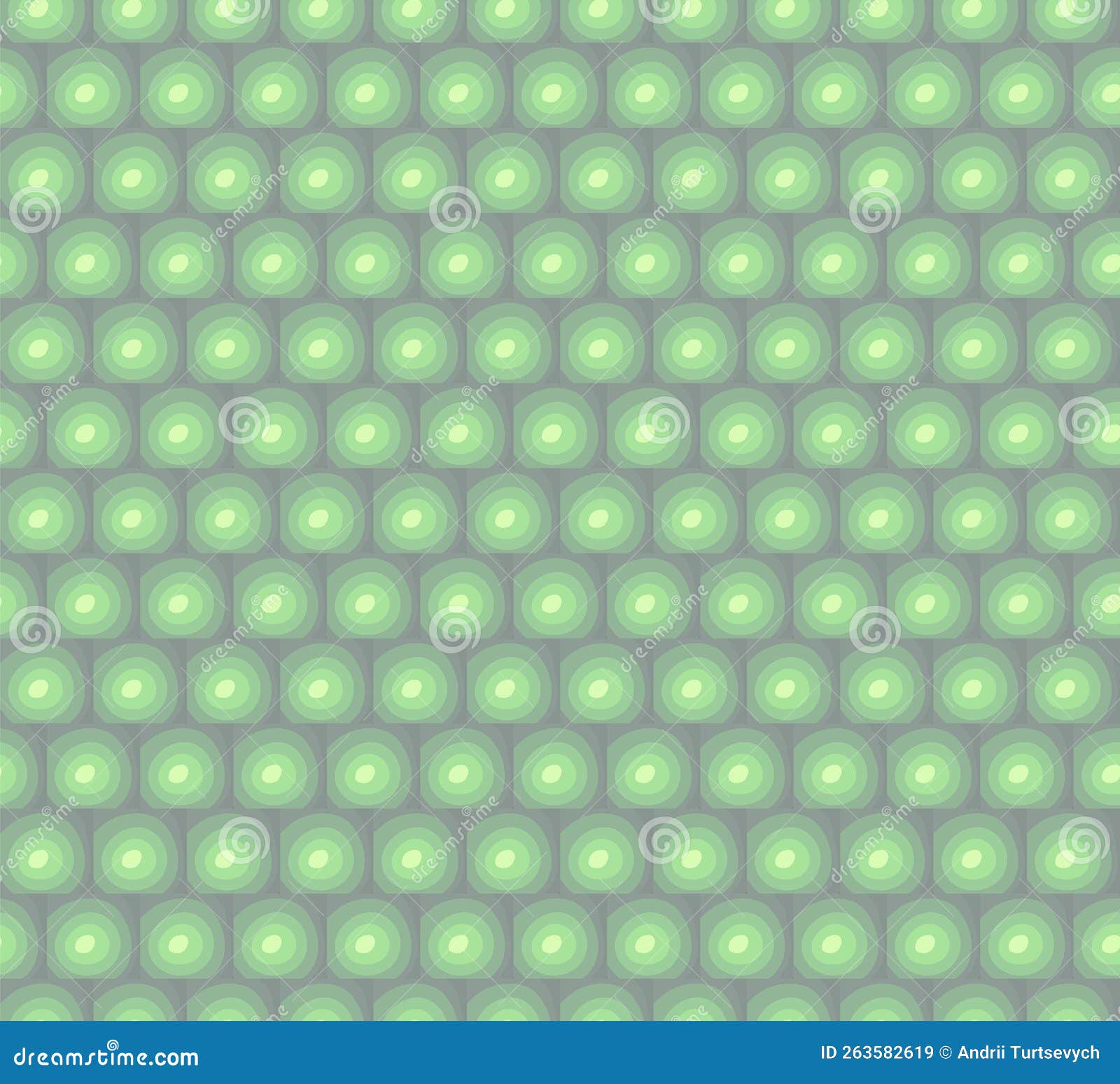 Green Glow Abstract Radial Gradients, Seamless Vector Pattern Stock ...