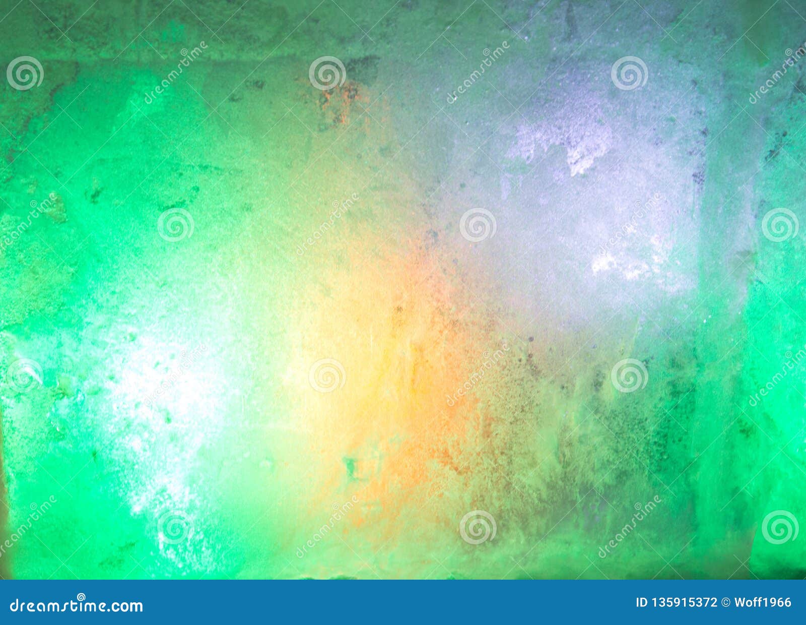 Green glow of ice stock photo. Image of wallpaper, background - 135915372