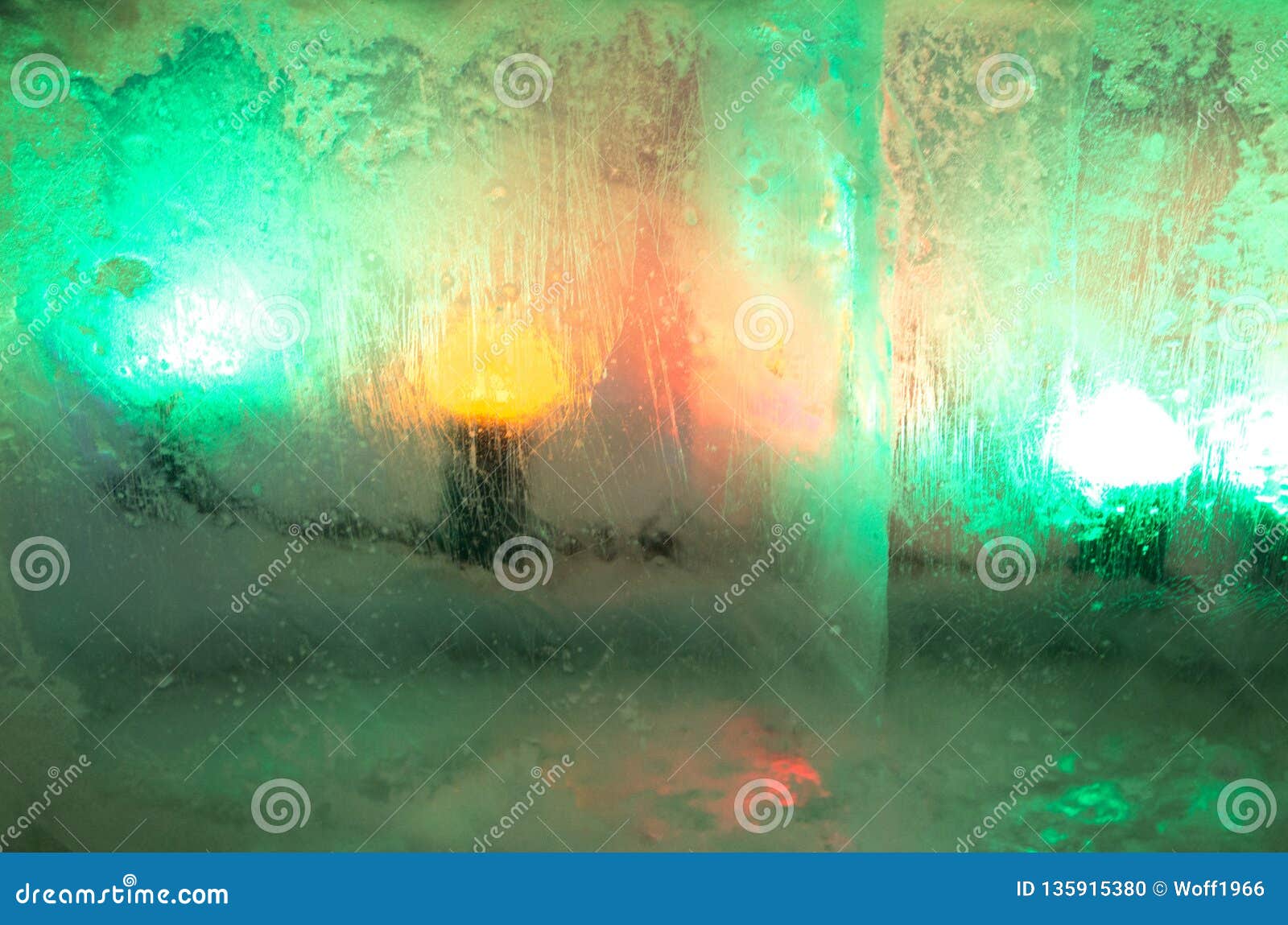 Green glow of ice stock photo. Image of effect, brush - 135915380
