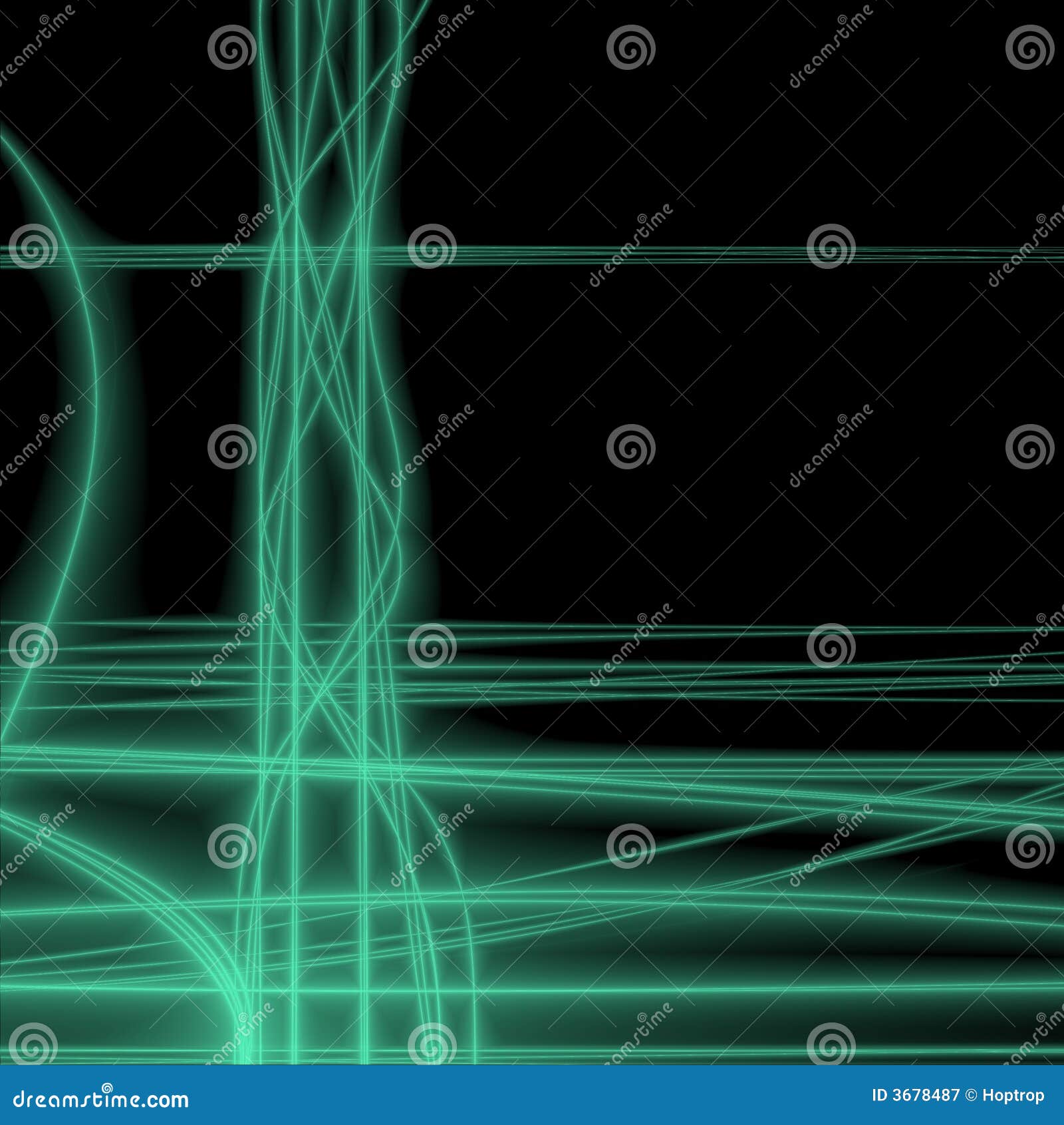 Green glow lines stock illustration. Illustration of computer - 3678487