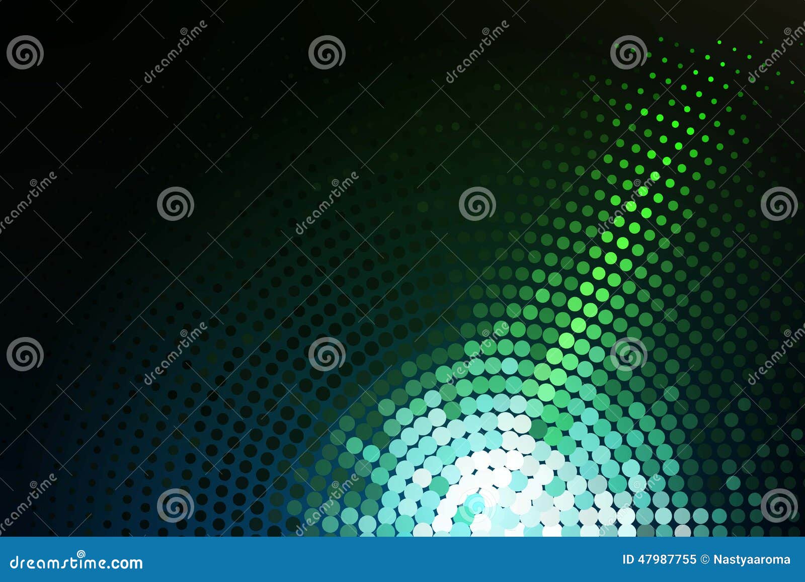 Green Glowing Techno Background Stock Vector - Illustration of ...