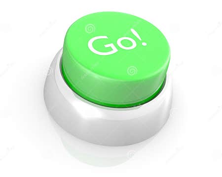 Green GO button stock illustration. Illustration of abstract - 23668955