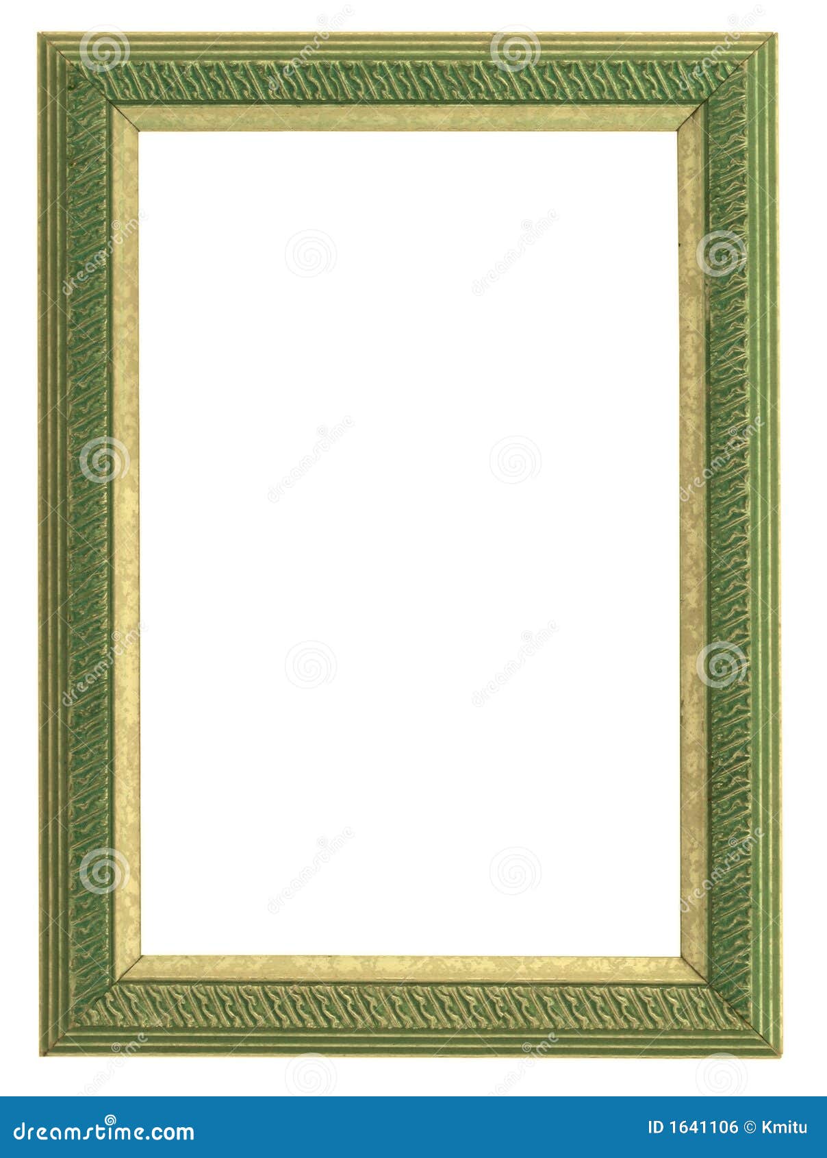 Green and gold frame stock photo. Image of decoration - 1641106