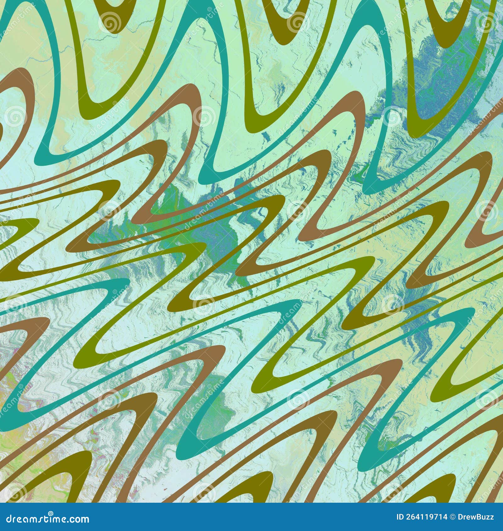 Green Gold Wave Square Waveform Pattern Waves Lines Wavelength ...