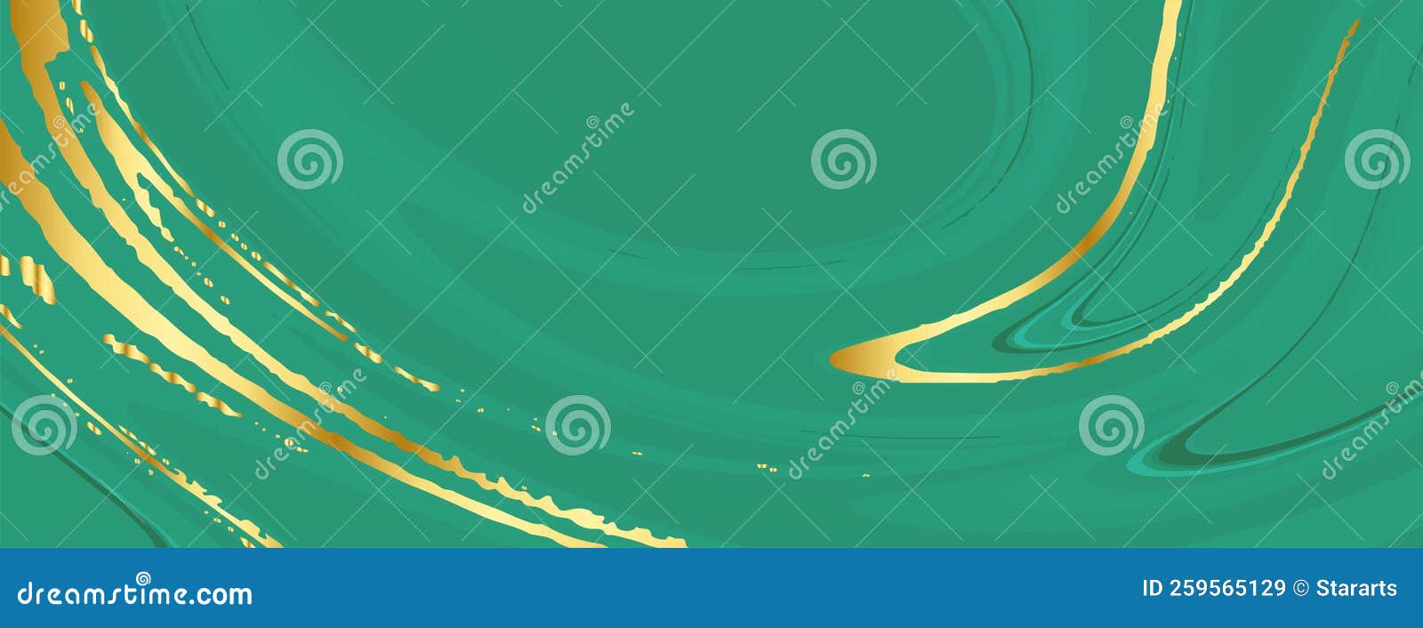 Green Golden Marble Stone Premium Texture Banner Design Stock Vector ...