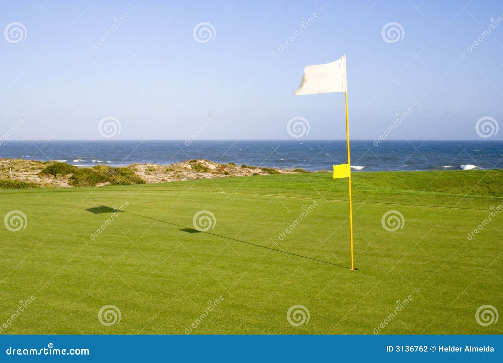 Green in a golf course stock photo. Image of concept, lush - 3136762
