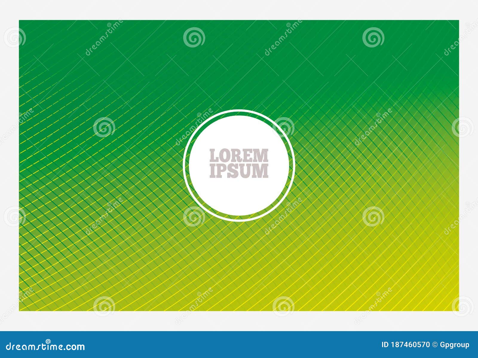 Green Gradient Background with Frame and Circle Vector Design Stock ...