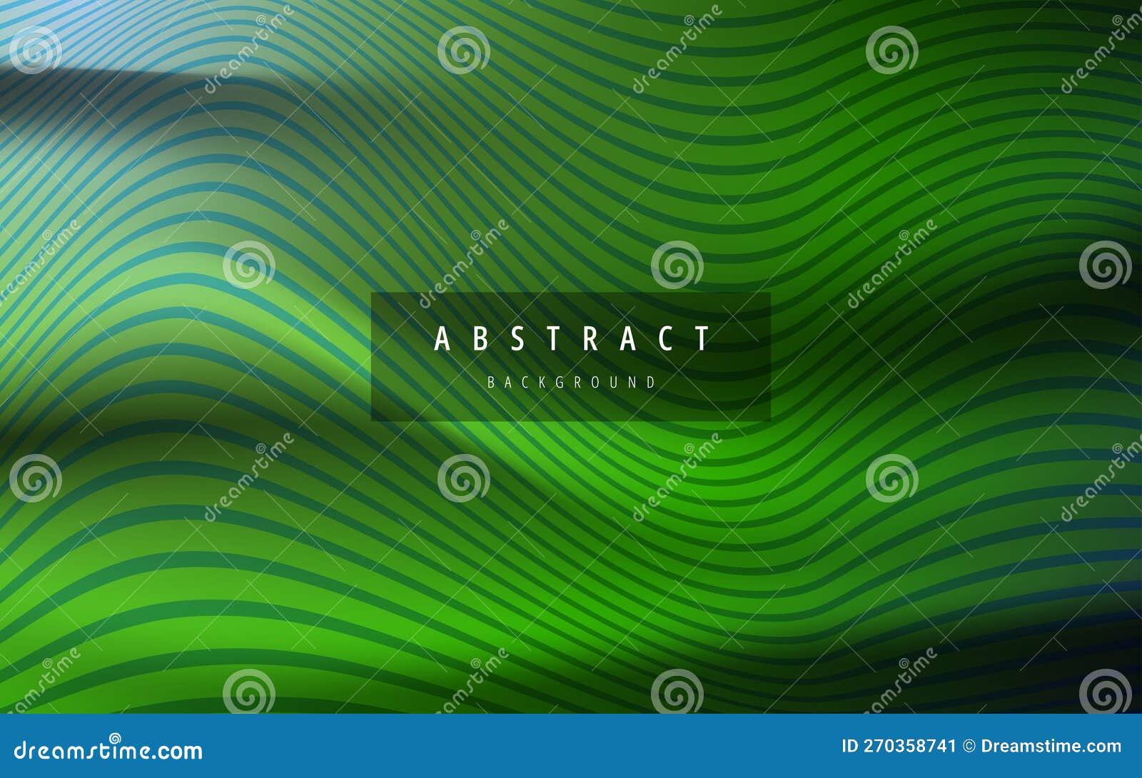 Green Gradient Color Abstract Light Background. Modern Wavy Line ...