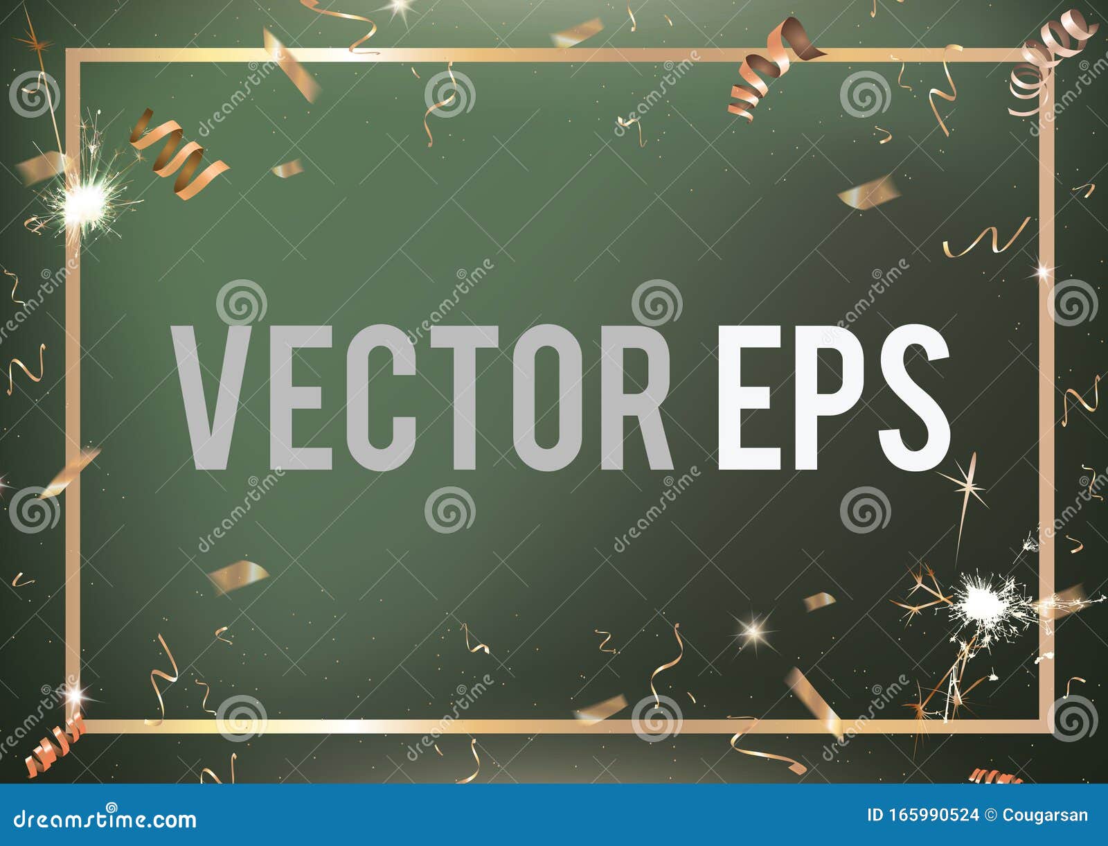 Red Gradient Party And Celebration Background With Golden Border Stock ...