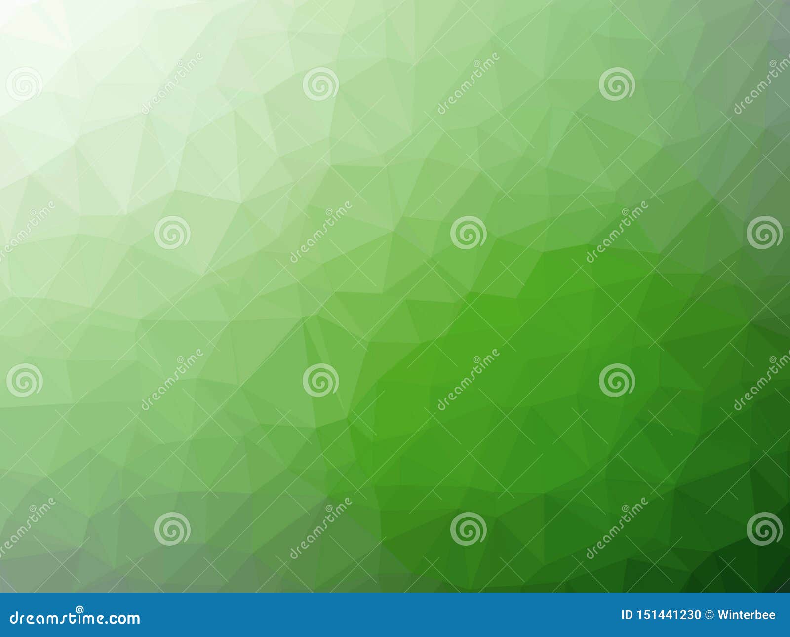Green Gradient Polygonal Background Stock Illustration - Illustration ...