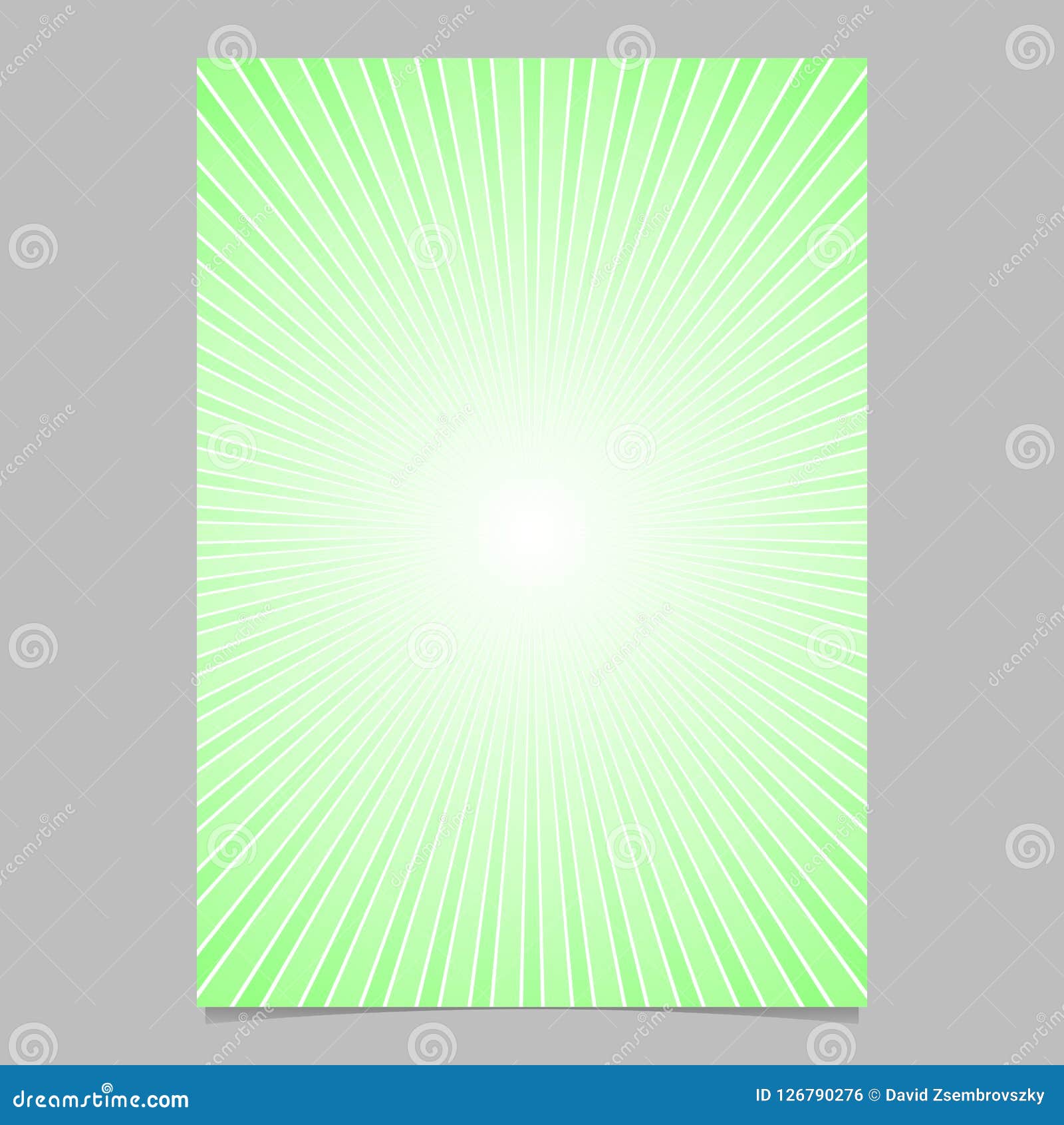 Green Gradient Ray Burst Page Template - Vector Brochure Graphic Design ... Green Gradient Ray Burst Page Template - Vector Brochure Graphic Design ...