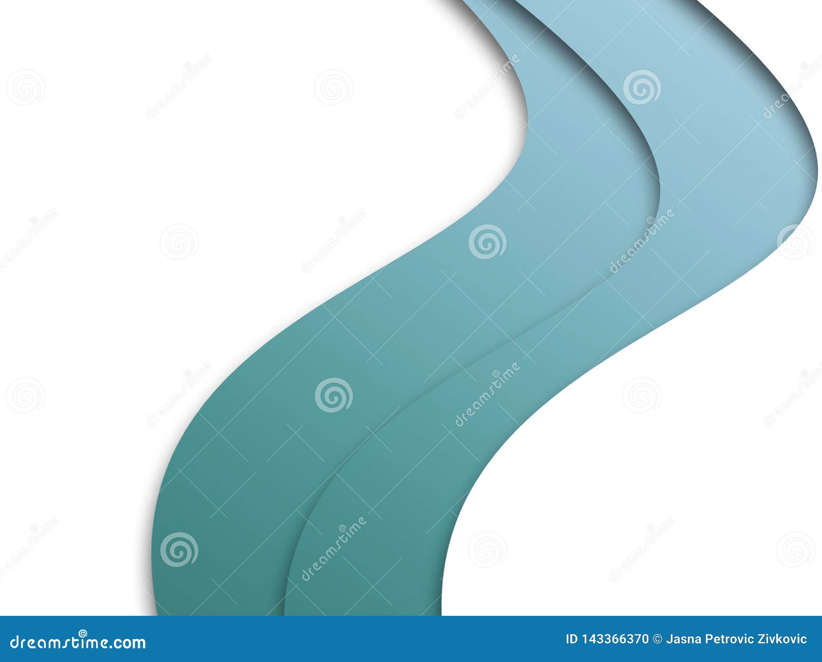 Green Gradient Wave Abstract Background Stock Illustration ...