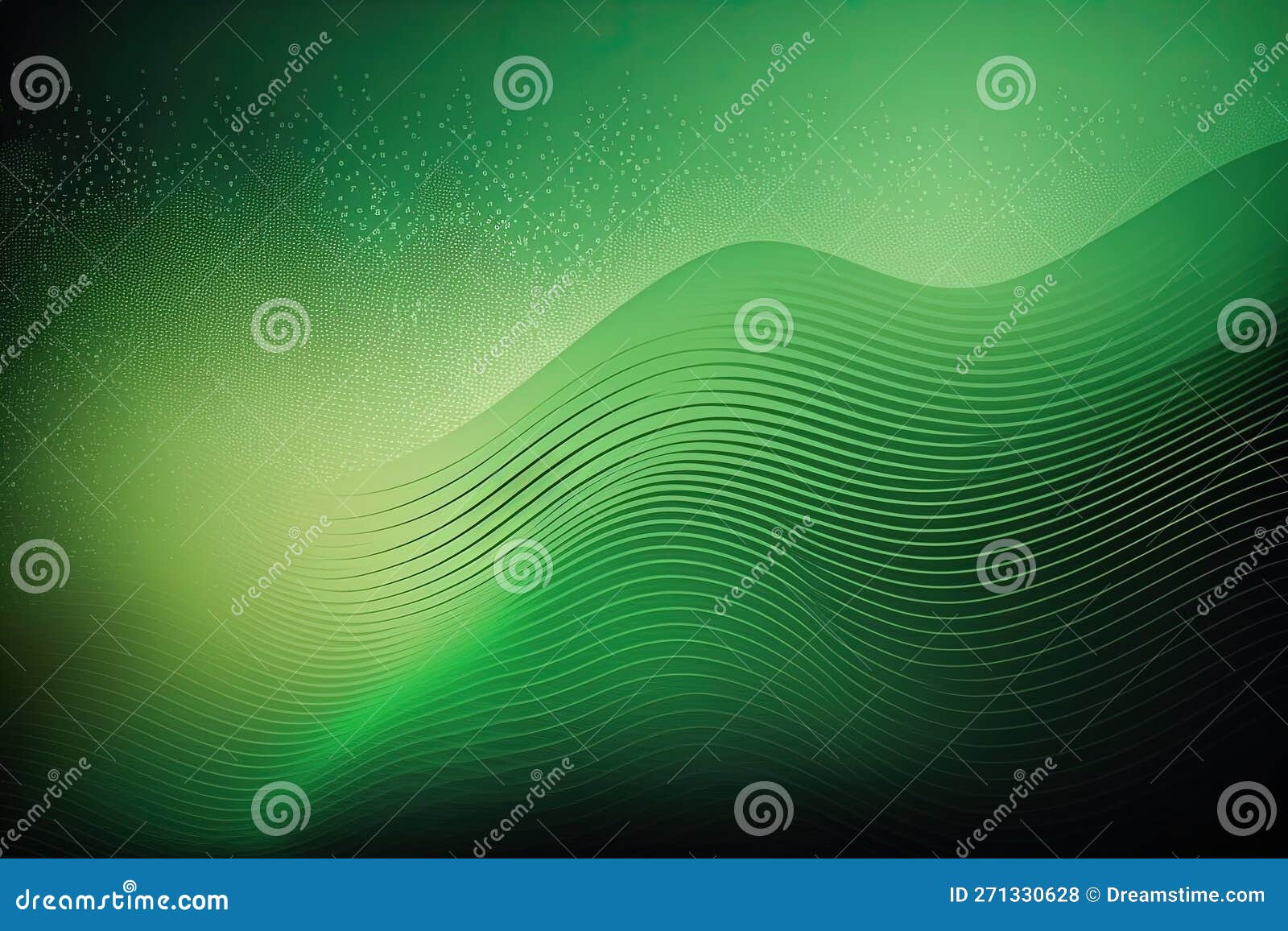 Green Grainy Gradient Background, Blurry Colors Wave Pattern with Noise ...