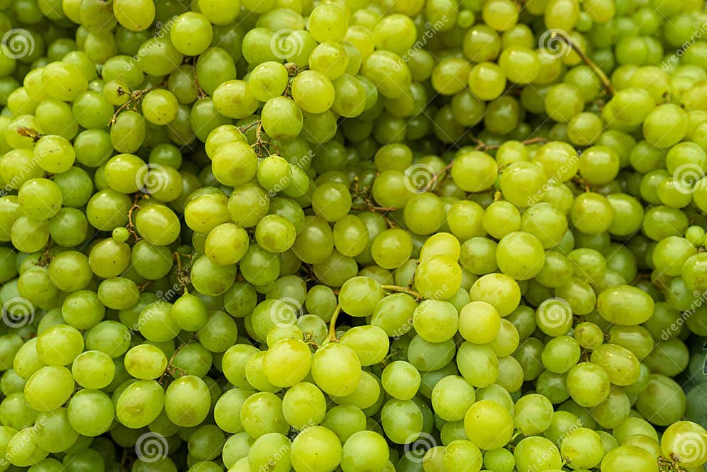 Green Grape Texture Background, Grapes Pattern with Copy Space Stock ...