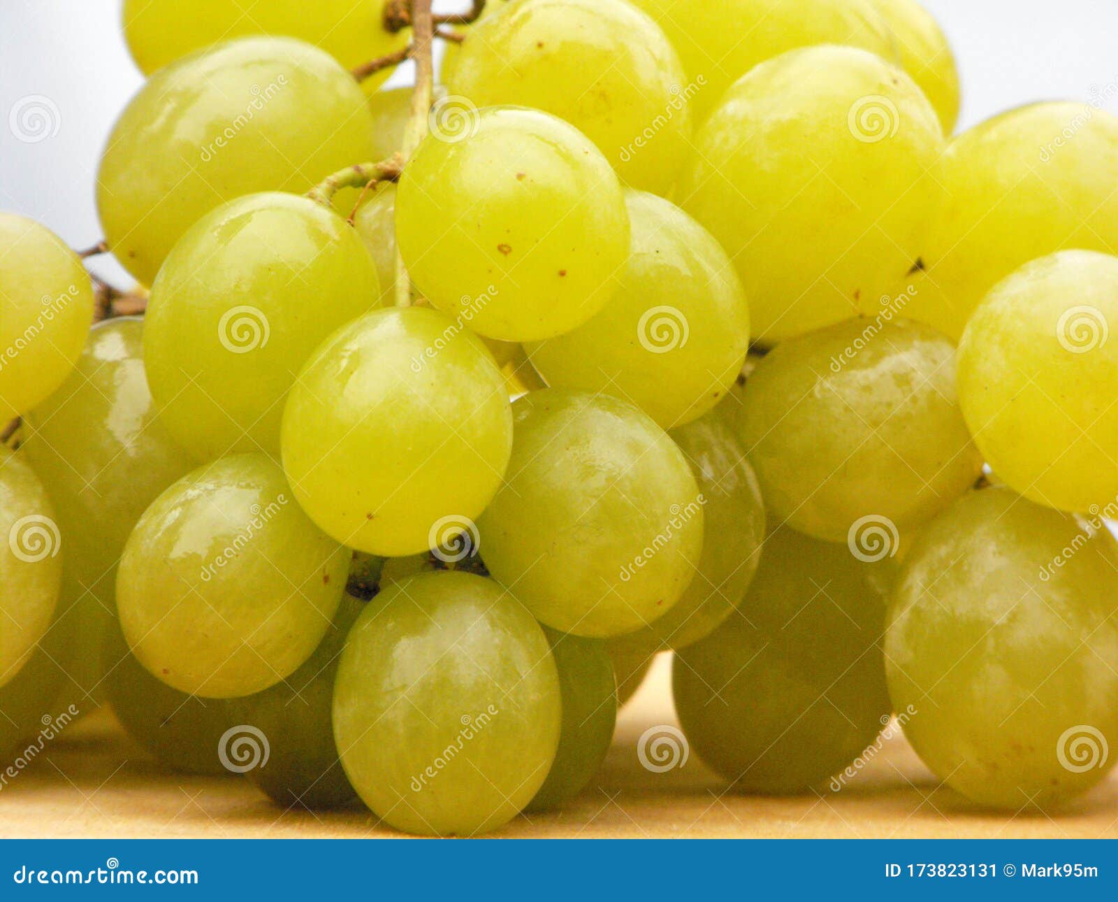Green Grapes close up stock image. Image of food, succulent - 173823131