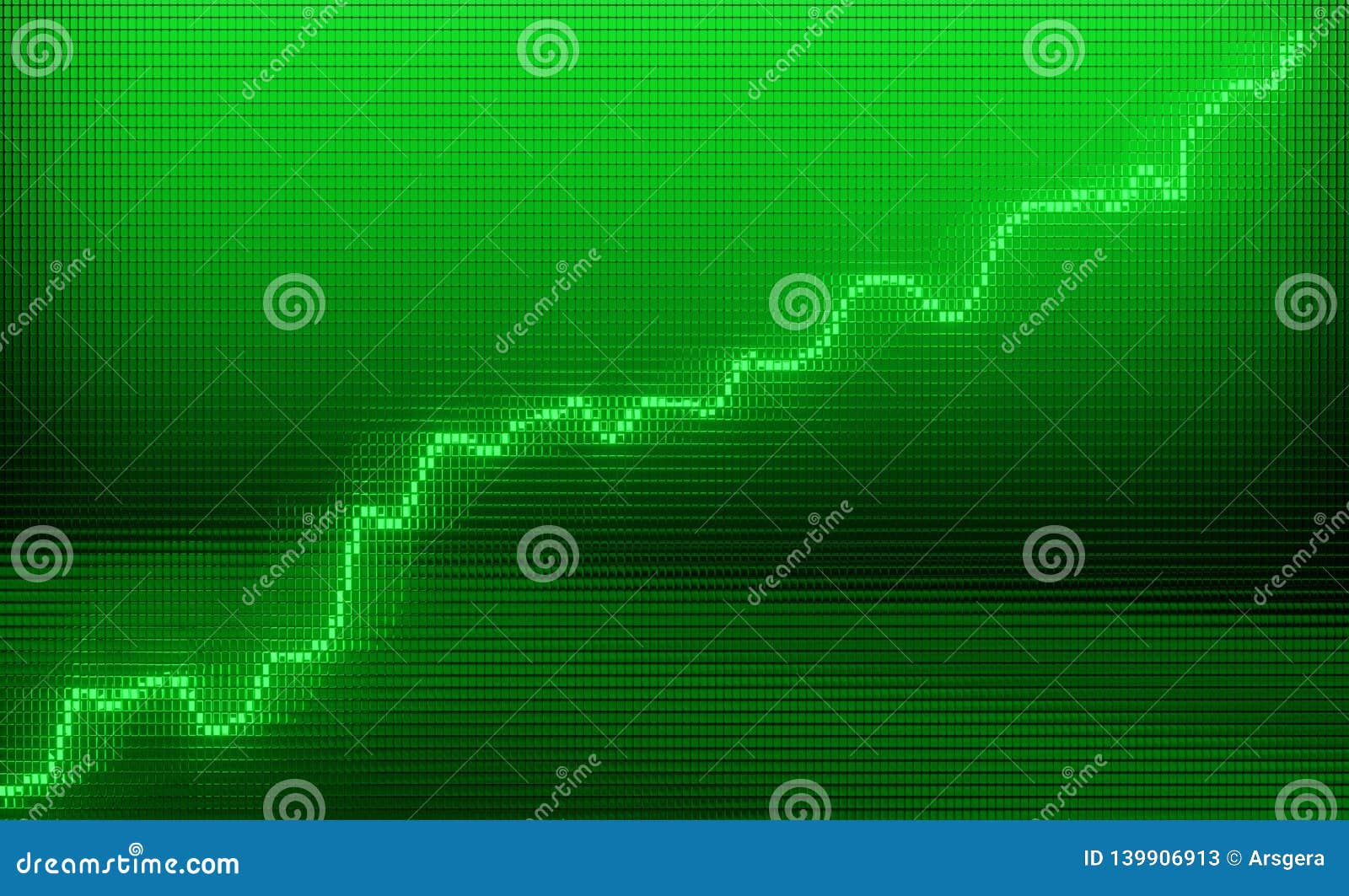 Green Graph Moving Up Chart As Growth and Business Success Stock ... Green Graph Moving Up Chart As Growth and Business Success Stock ...