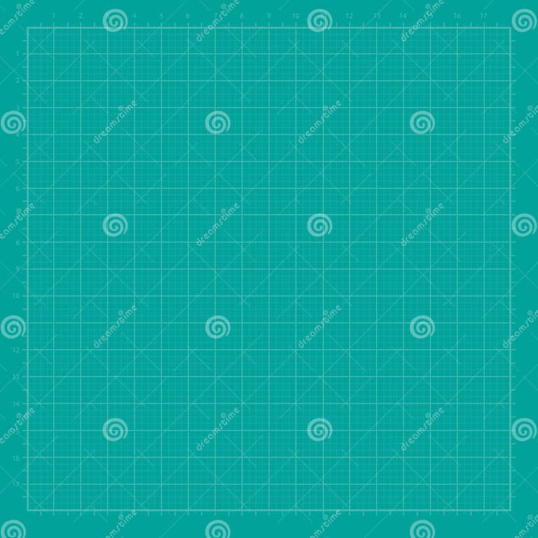 Green Graph Paper Background Stock Vector - Illustration of color ...