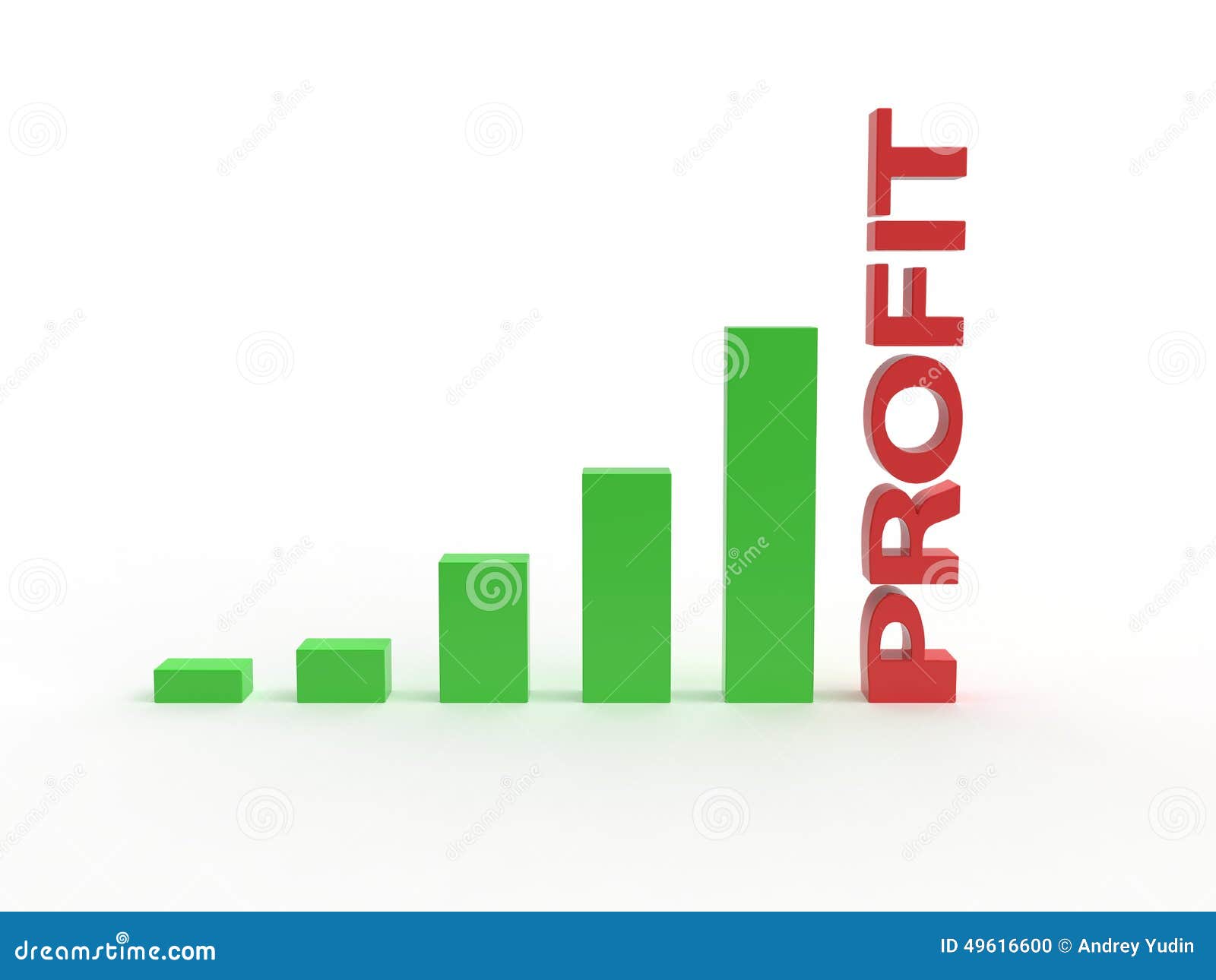 Green graph Profit stock illustration. Illustration of green - 49616600