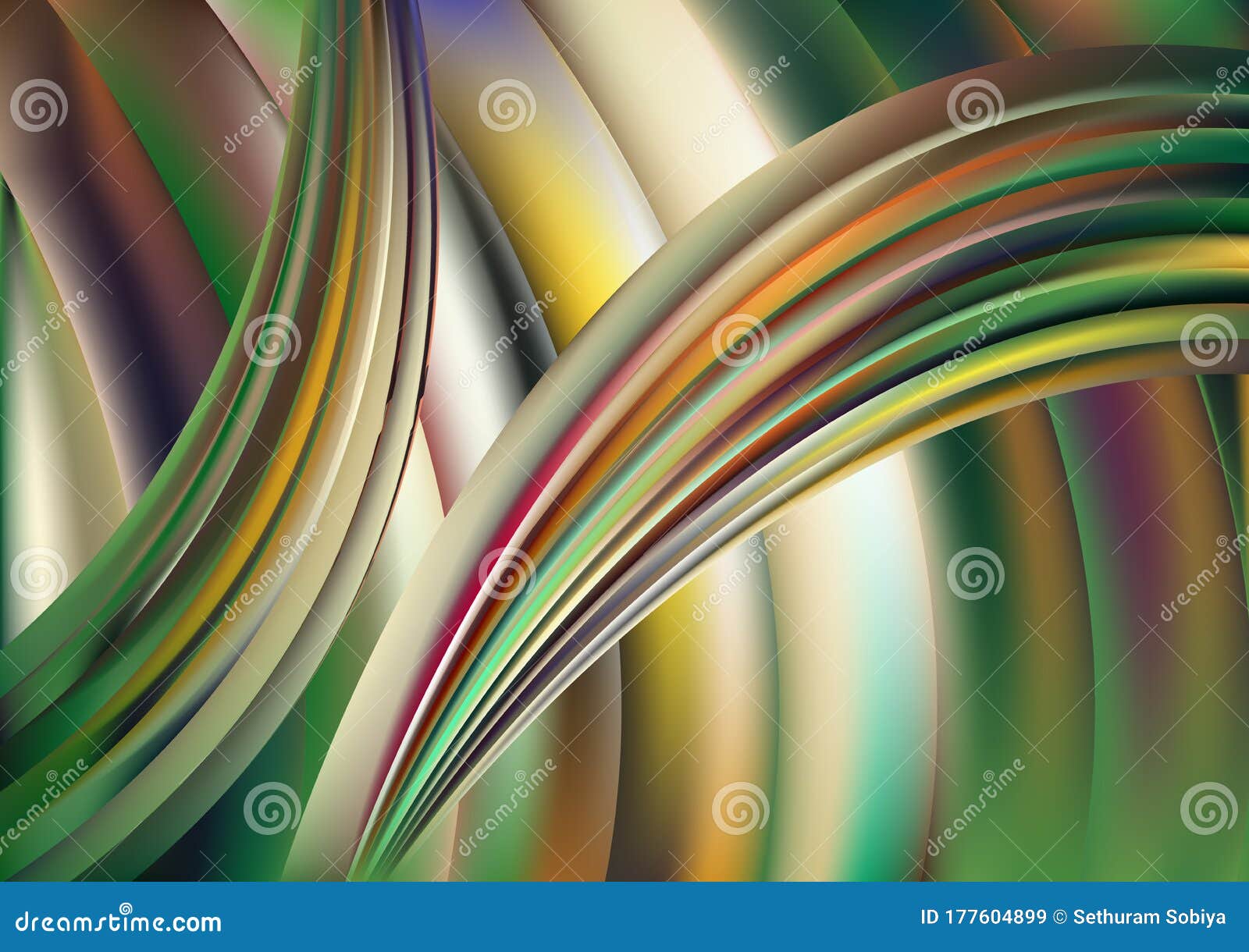 Green Graphics Beautiful Background Vector Illustration Design Stock ...