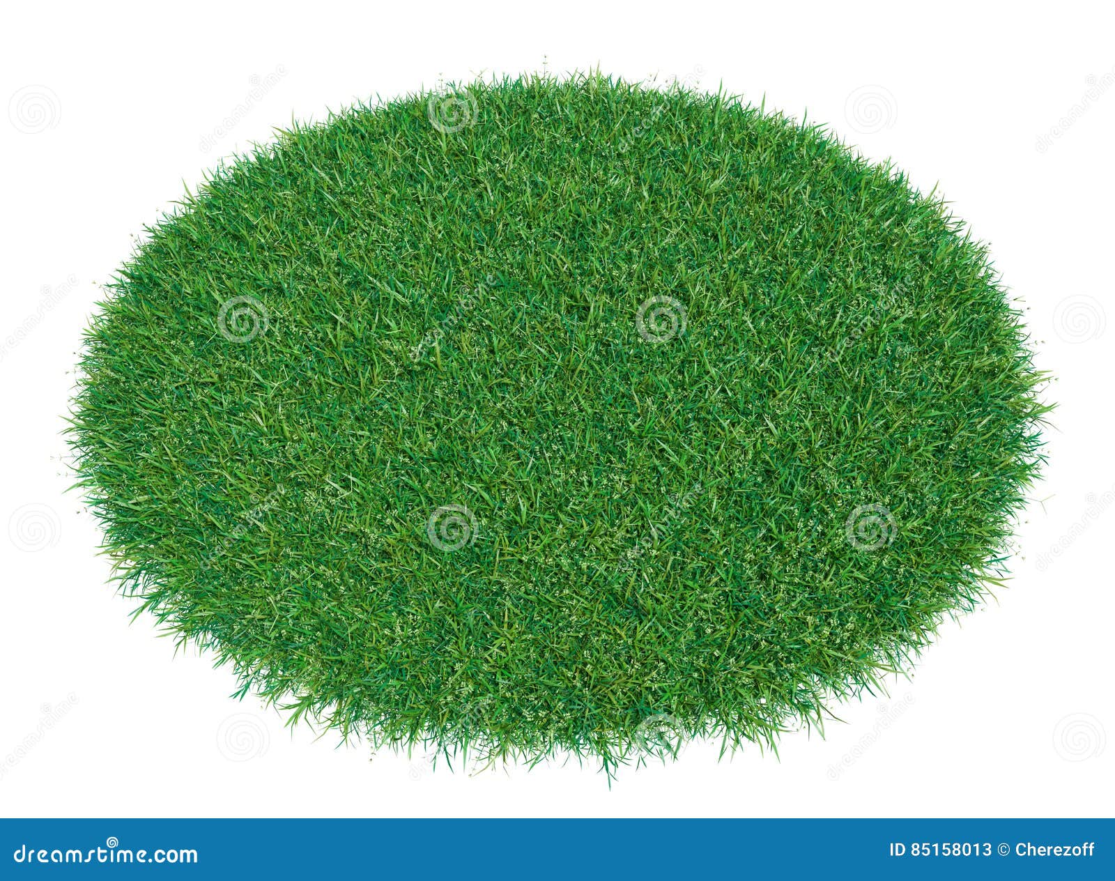 Green Grass Arena, Isolated Stock Illustration - Illustration of high ...
