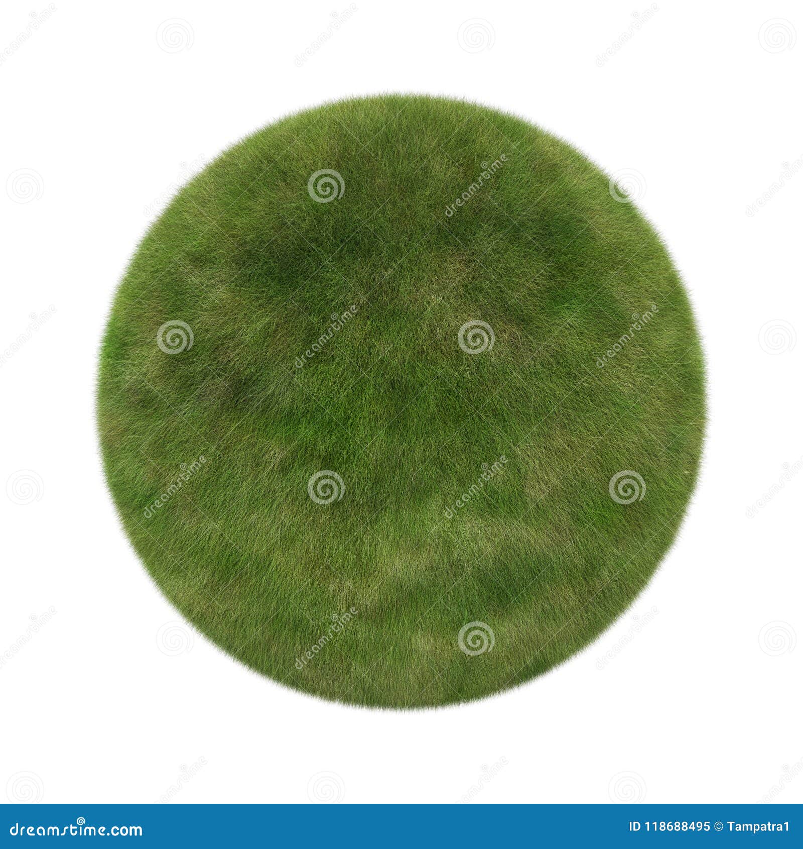 Green Grass Ball in Sphere Shape Isolated on White Background Stock ...