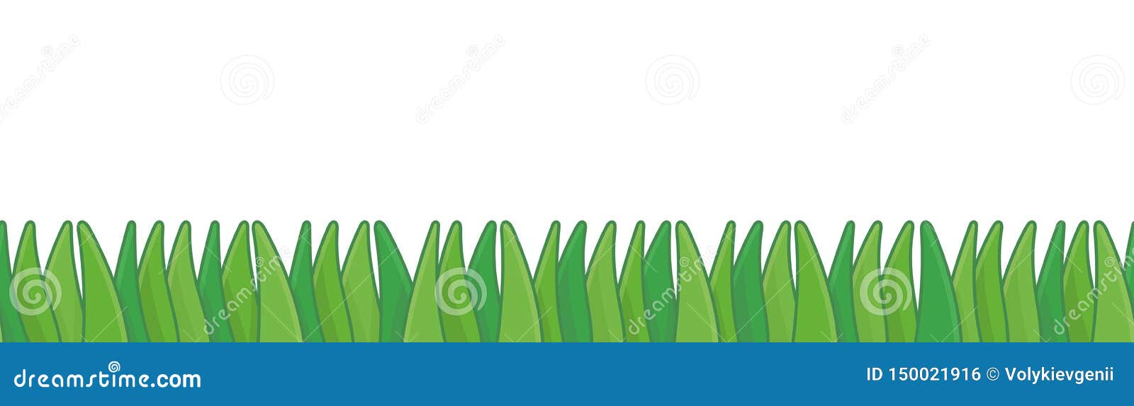 Green Grass Border stock vector. Illustration of plant - 150021916