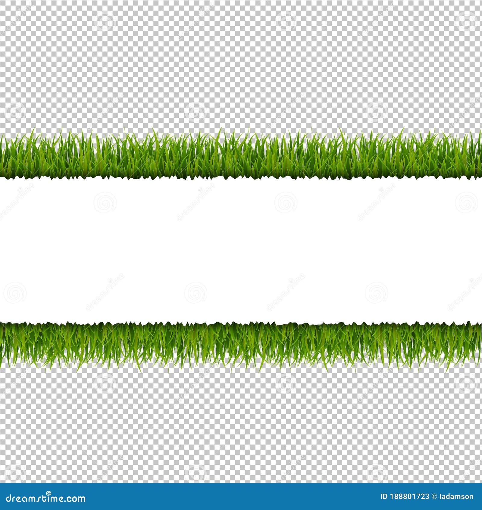 Green Grass Border Transparent Background Stock Vector - Illustration ...
