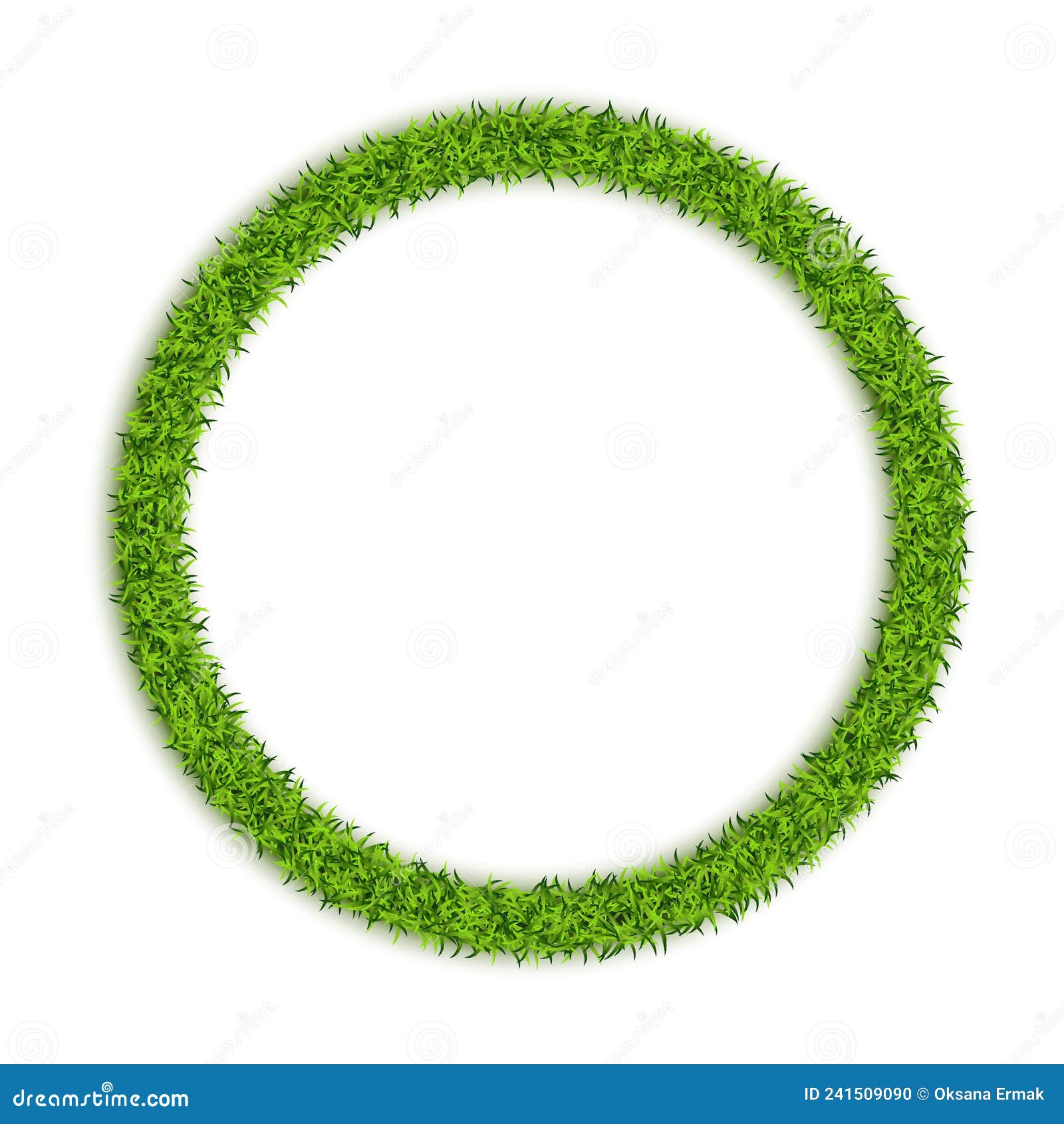 Green Grass Circle Background Stock Vector - Illustration of color ...