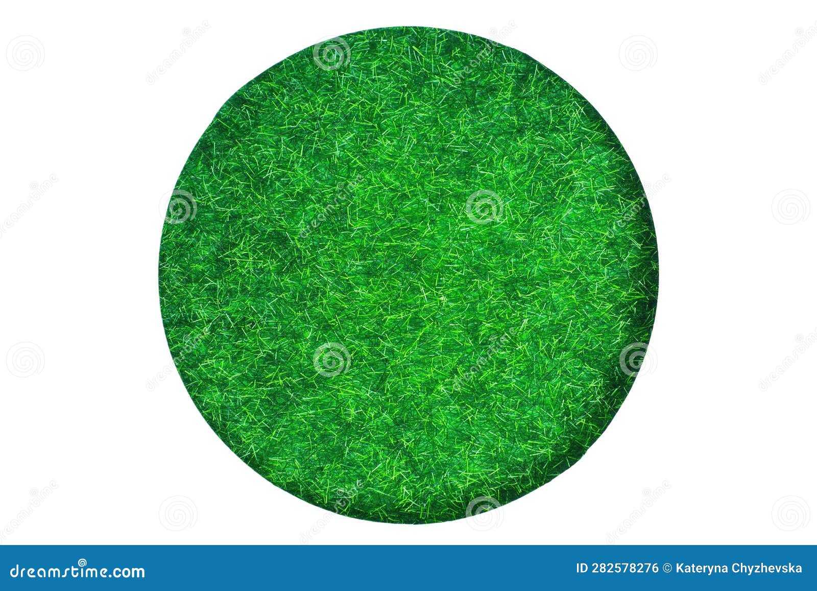Green Grass Circle Cutout: Environmental Awareness Stock Photo - Image ...