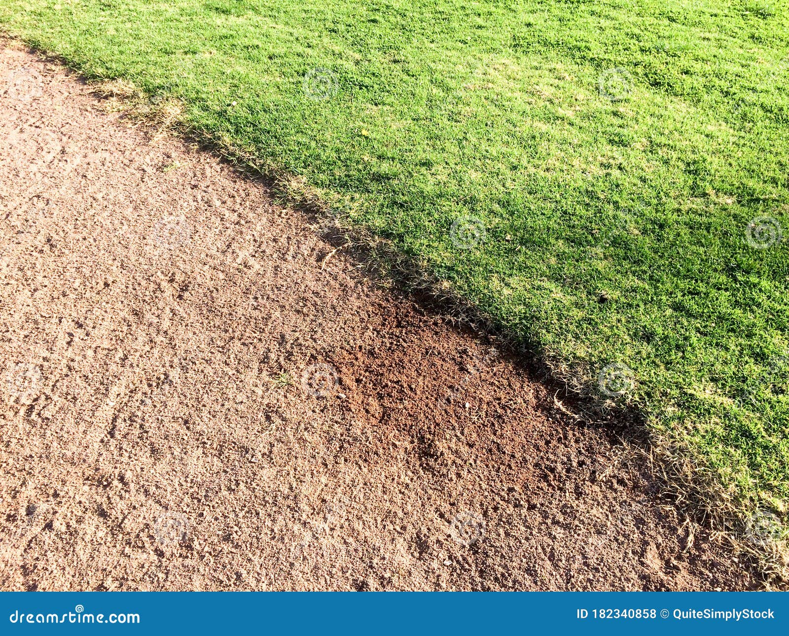 Green Grass and Dirt Design Element Stock Photo - Image of horizon ...