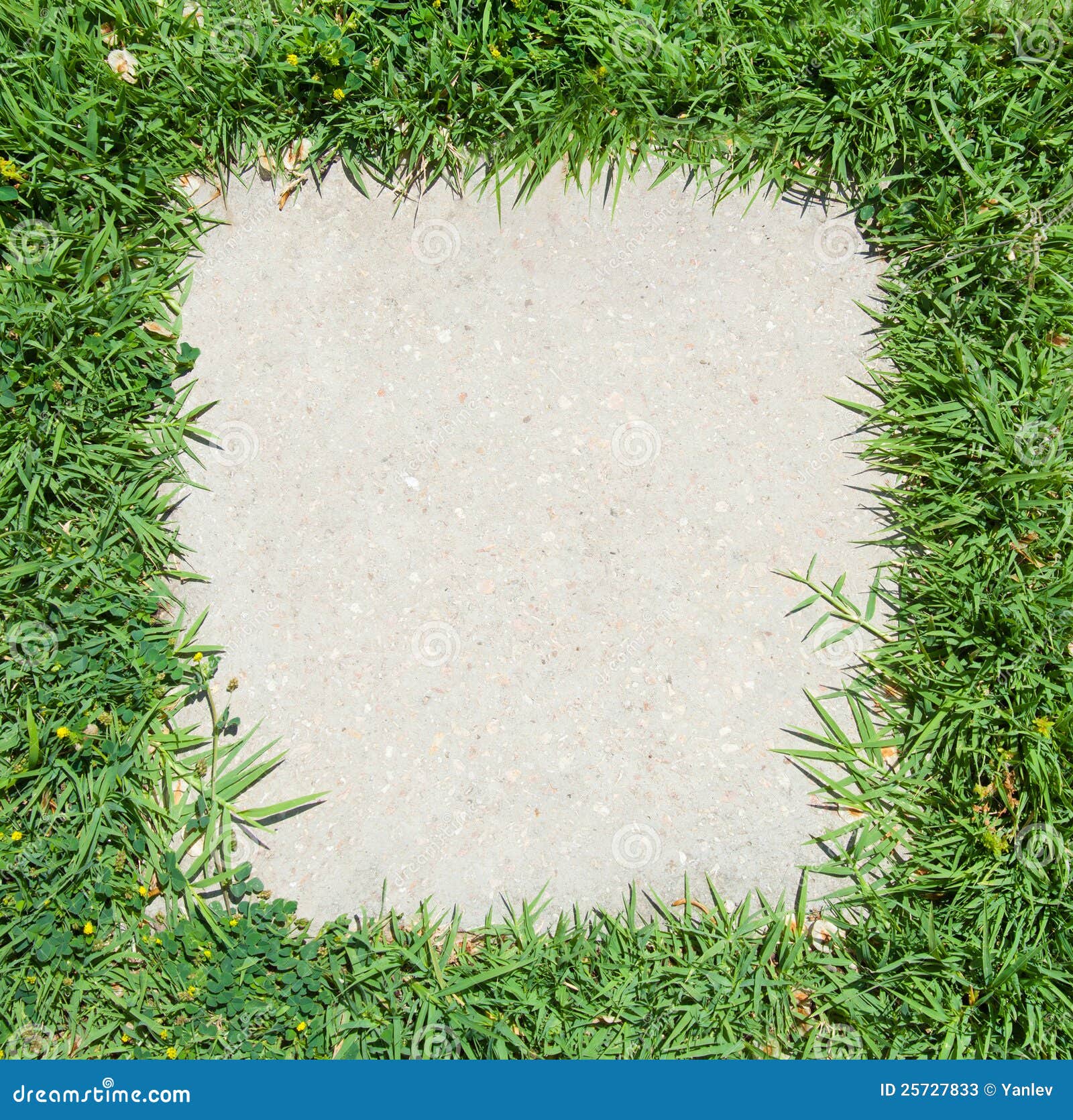 Green Grass frame stock image. Image of design, line - 25727833