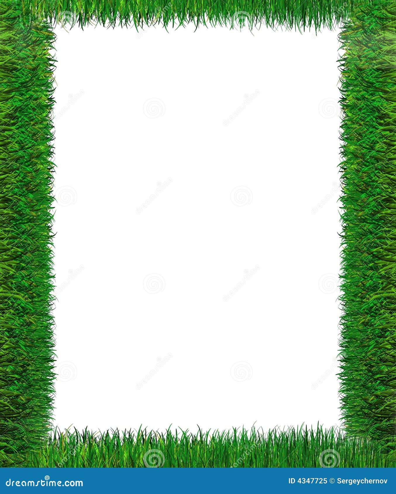 Green Grass Frame stock illustration. Illustration of rectangle - 4347725