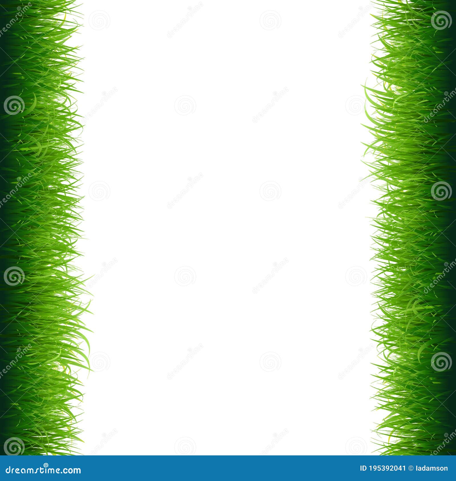 Green Grass Frame stock vector. Illustration of objects - 195392041