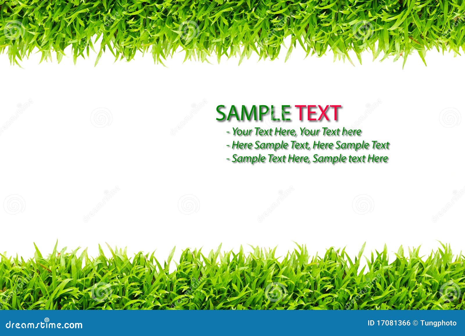 Green Grass frame isolated stock photo. Image of isolated - 17081366