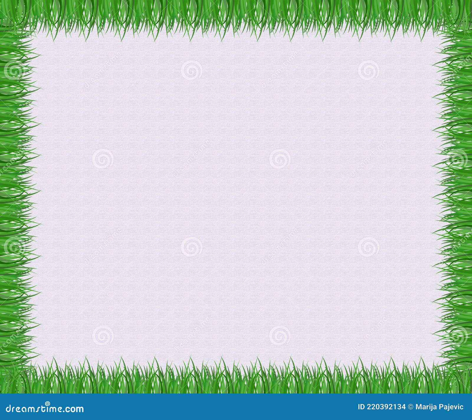 Green Grass Frame Square Shape Stock Illustration - Illustration of ...