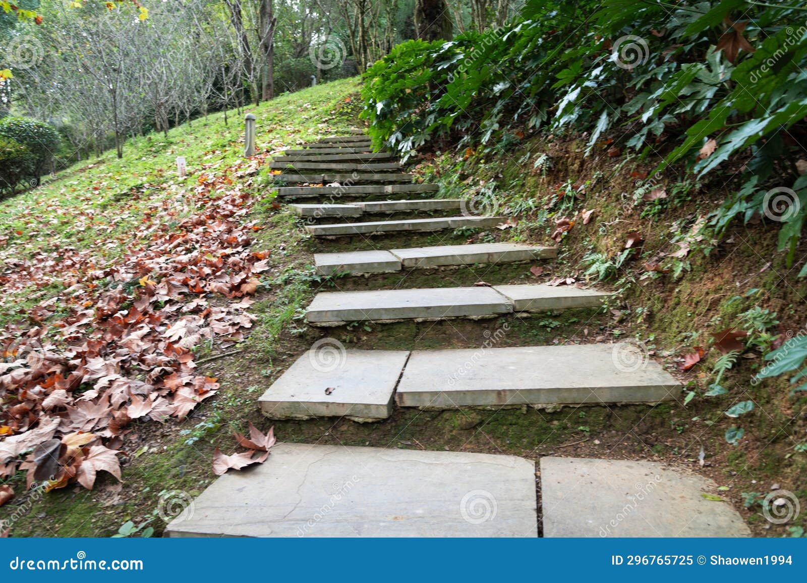 Garden Path.Architecture, Rock. Stock Image - Image of rock, trails ...